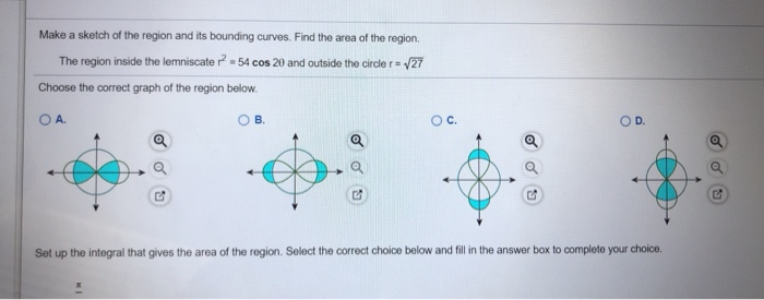 Solved Make a sketch of the region and its bounding curves. | Chegg.com