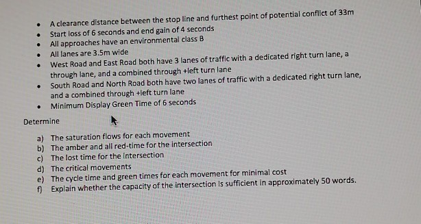 A new fixed-time traffic signal is to be installed at | Chegg.com