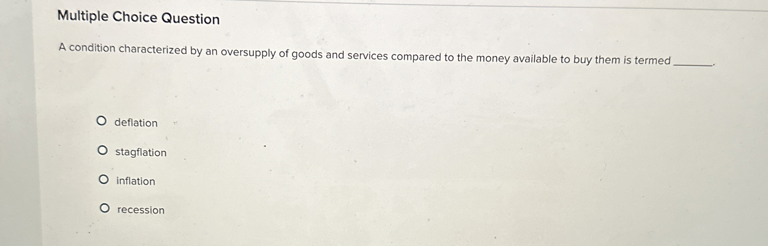 Solved Multiple Choice QuestionA condition characterized by | Chegg.com