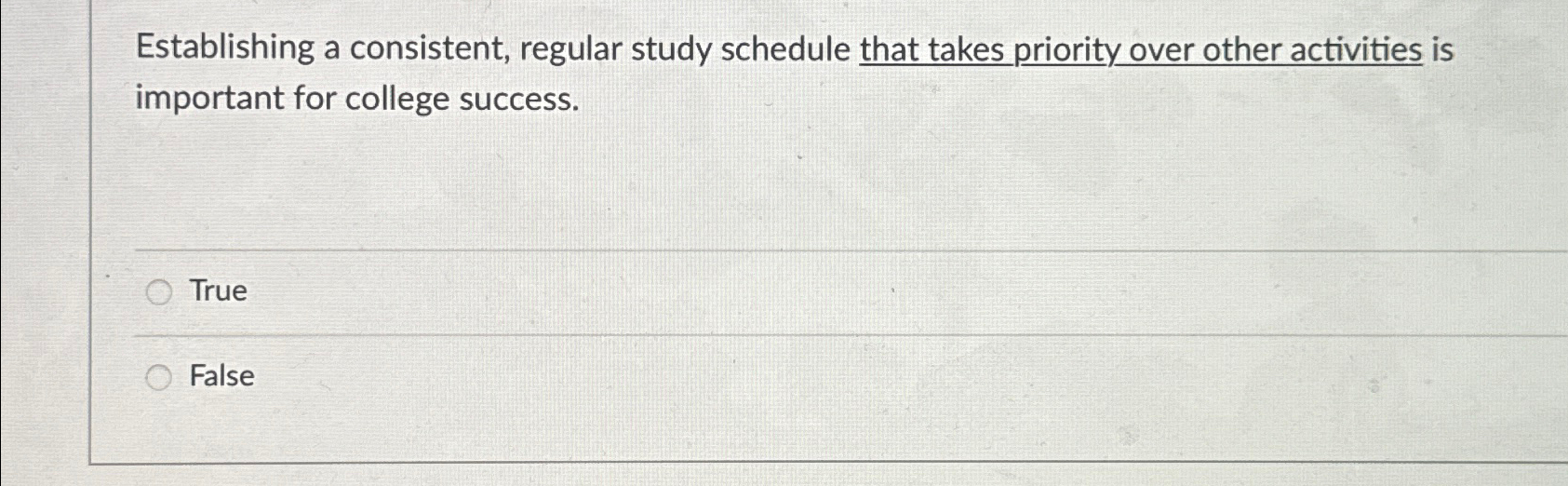 Solved Establishing a consistent, regular study schedule | Chegg.com