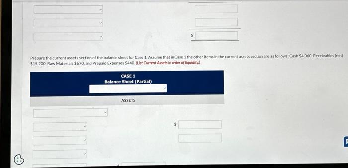 Solved Prepare An Income Statement For Case 1 Prepare A