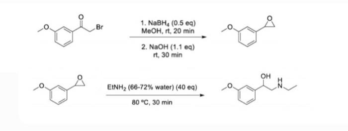 Solved to produce etilefrine you have to go through a two | Chegg.com