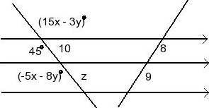 Solved Find x, y, and z. | Chegg.com