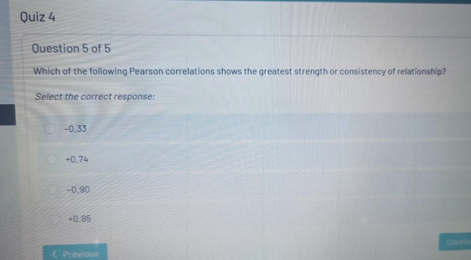 Solved For A Two Tailed Hypothesis Test Evaluating A Pearson 6075