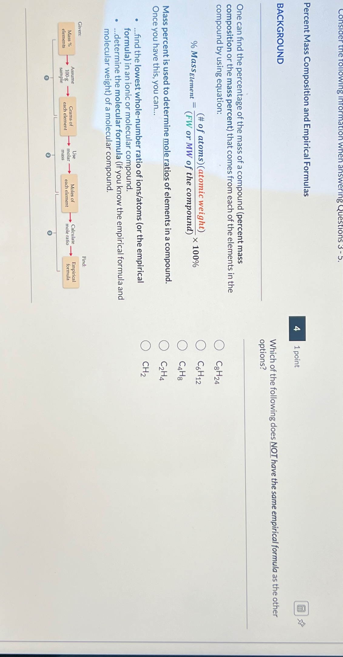 Solved Which of the following does NOT have the same | Chegg.com