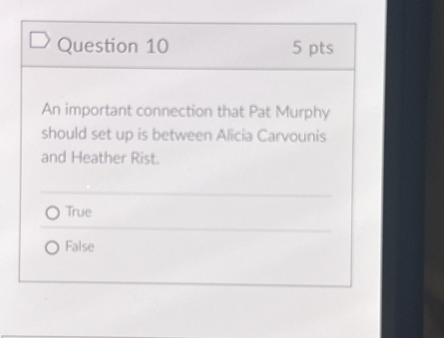 Solved Question 105 ptsAn important connection that Pat | Chegg.com Solved Question 105 ptsAn important connection that Pat | Chegg.com