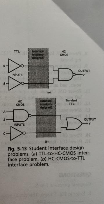 Solved TTL HC Interface (student- designed CMOS OUTPUT | Chegg.com