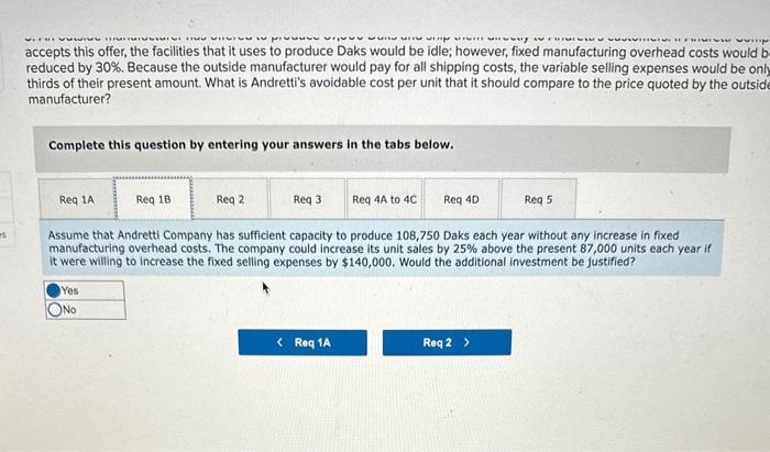 Solved Problem 6-18 (Algo) Relevant Cost Analysis in a | Chegg.com