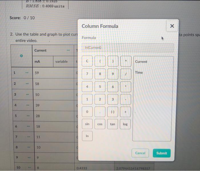 Solved Analyzing RL circuits I need to know what formula do | Chegg.com