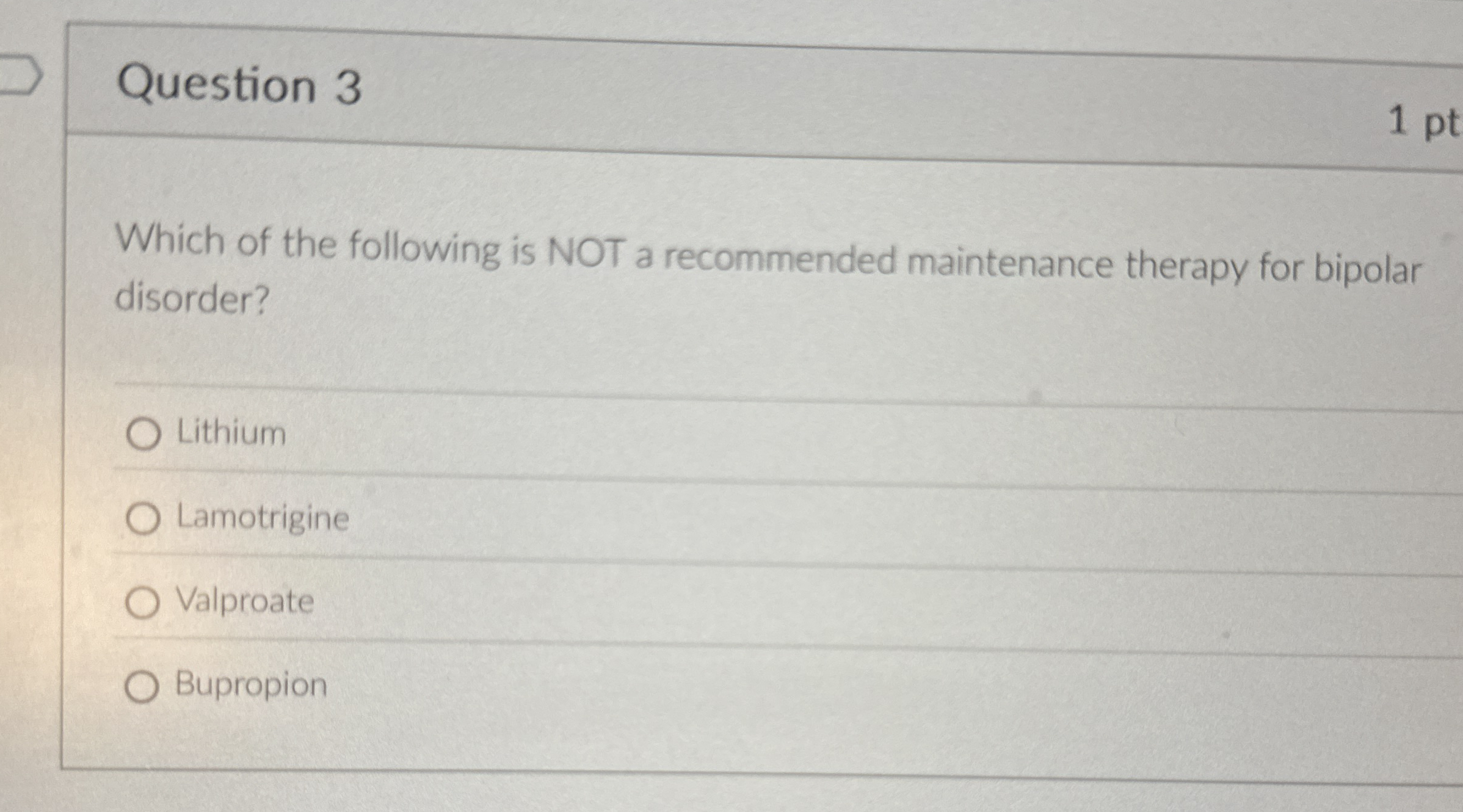 Solved Question 31 ﻿ptWhich of the following is NOT a | Chegg.com