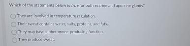 Solved Which of the statements below is true for both | Chegg.com