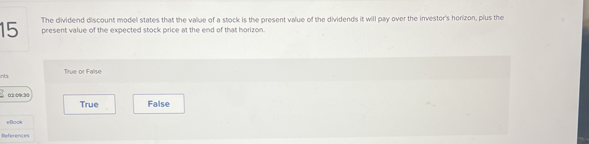 Solved The dividend discount model states that the value of | Chegg.com