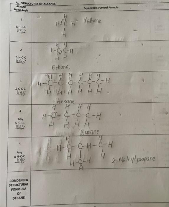 Solved 1. Using the structural patterns for carbon shown | Chegg.com