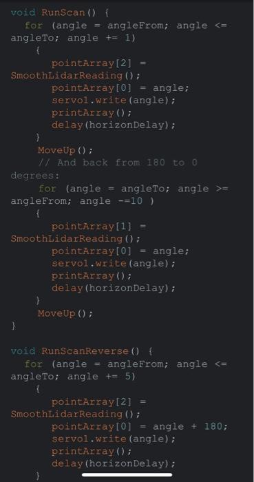 Solved I need help fixing my Arduino (Nano) code. We have | Chegg.com
