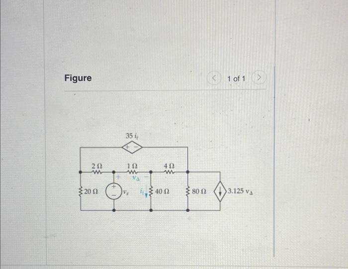 Solved The source voltage vg in the circuit in figure equals | Chegg.com