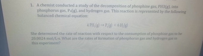 A chemist conducted a study of the decomposition of | Chegg.com
