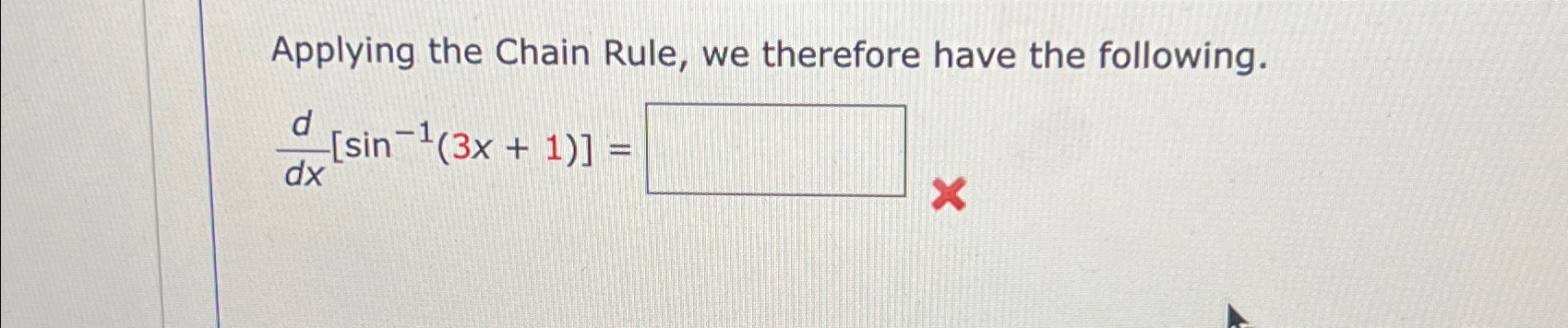 Solved Applying the Chain Rule, we therefore have the | Chegg.com