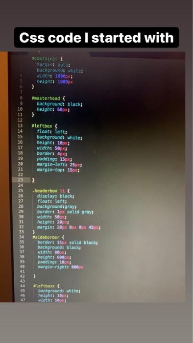 Please help me recreate layout B.Using CSS and HTML. | Chegg.com