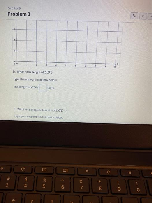 Solved Card 4 of 9 Problem 3 a. On the coordinate plane, | Chegg.com