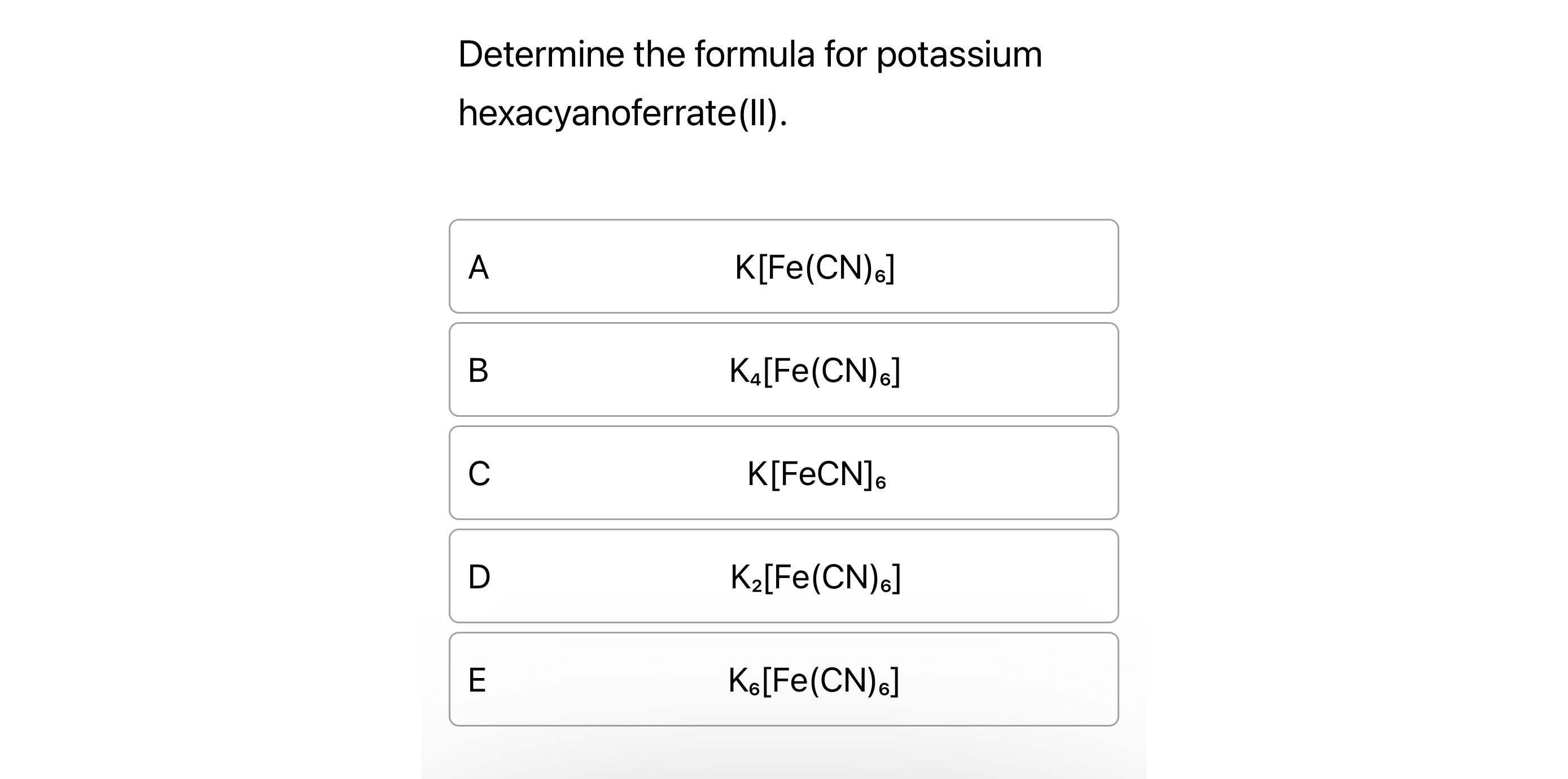 Solved Determine the formula for potassium | Chegg.com