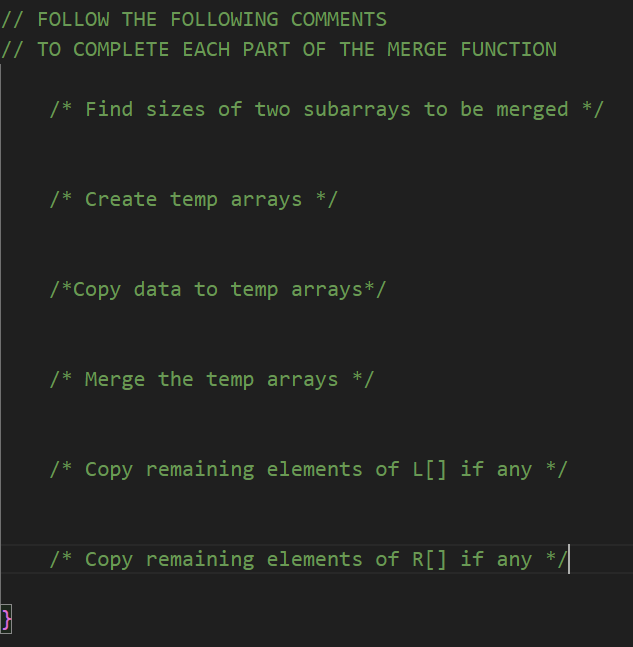 Solved please complete this code give me some of the ways i | Chegg.com