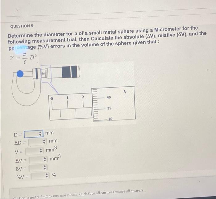 Solved QUESTION 5 Determine the diameter for a of a small | Chegg.com