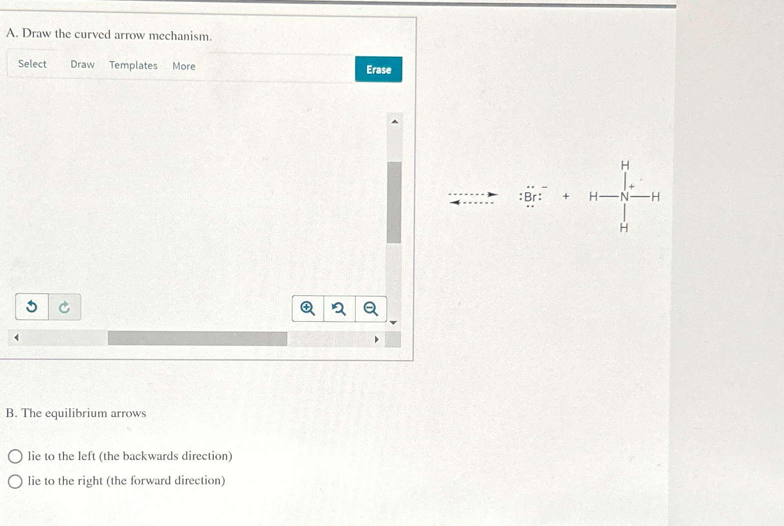 Solved A. ﻿Draw the curved arrow | Chegg.com