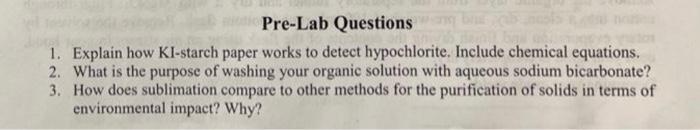 Solved Oxidation of (-)-Borneol Pre-Lab Reading: Nichols: | Chegg.com