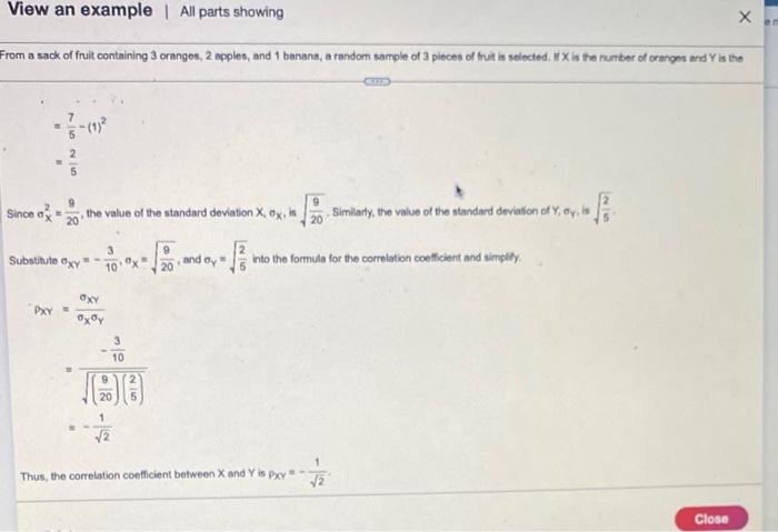 Solved I need help finding the correlation coefficient | Chegg.com