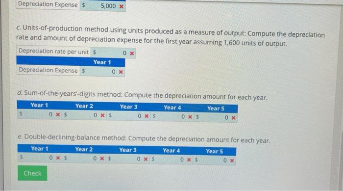 Solved Computing Depreciation Using Various Depreciation | Chegg.com