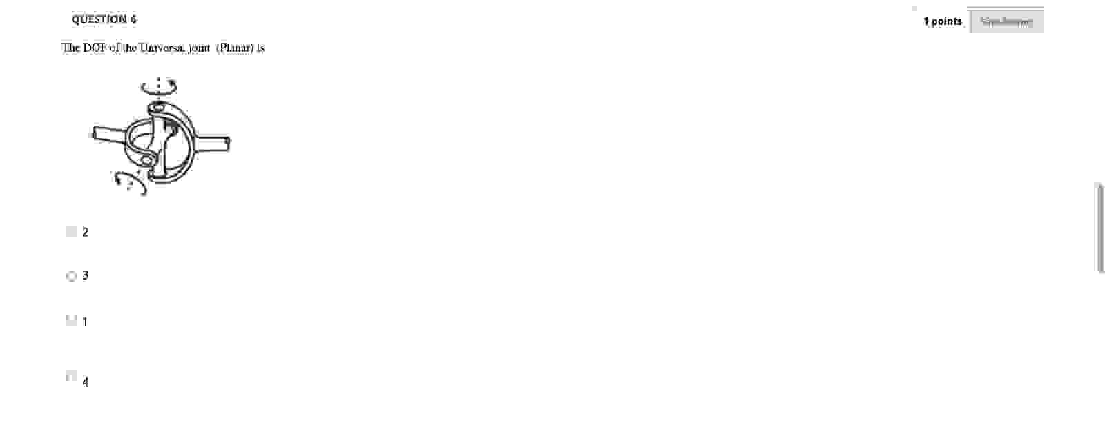 Solved The Dof of lwe Unyeusal Noint (Planu) ﻿Is23114 | Chegg.com
