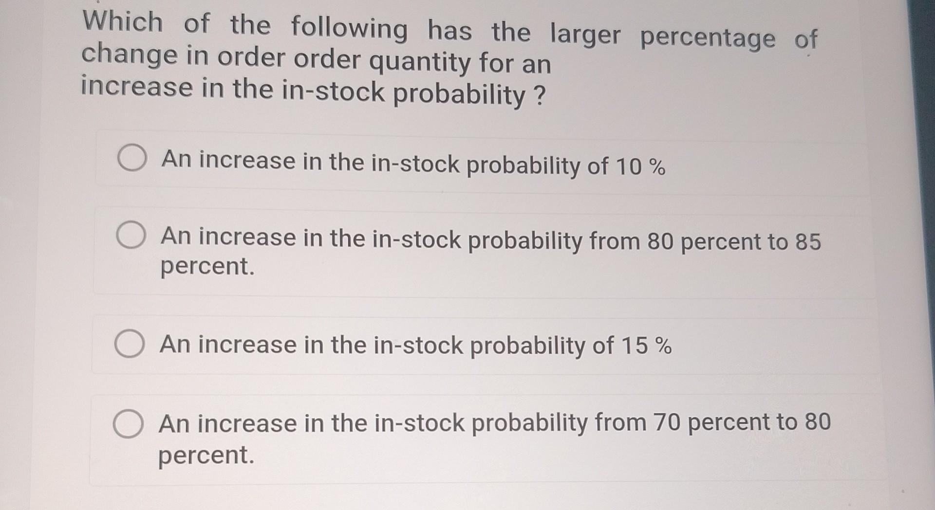 Solved Which of the following has the larger percentage of | Chegg.com