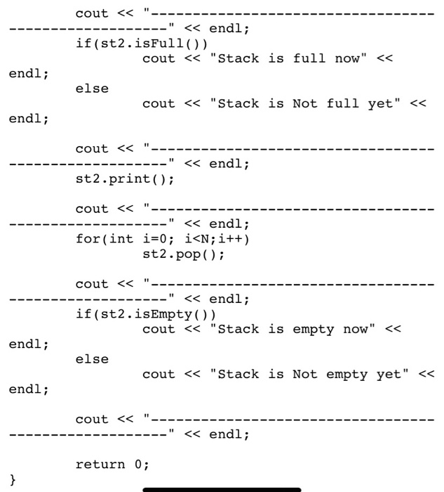 Solved In this assignment, you will implement a “Stack” | Chegg.com