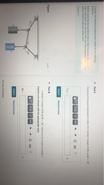 Solved Part A Consider the following hanging mass system for | Chegg.com