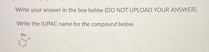 Solved Write your answer in the box below (DO NOT UPLOAD | Chegg.com