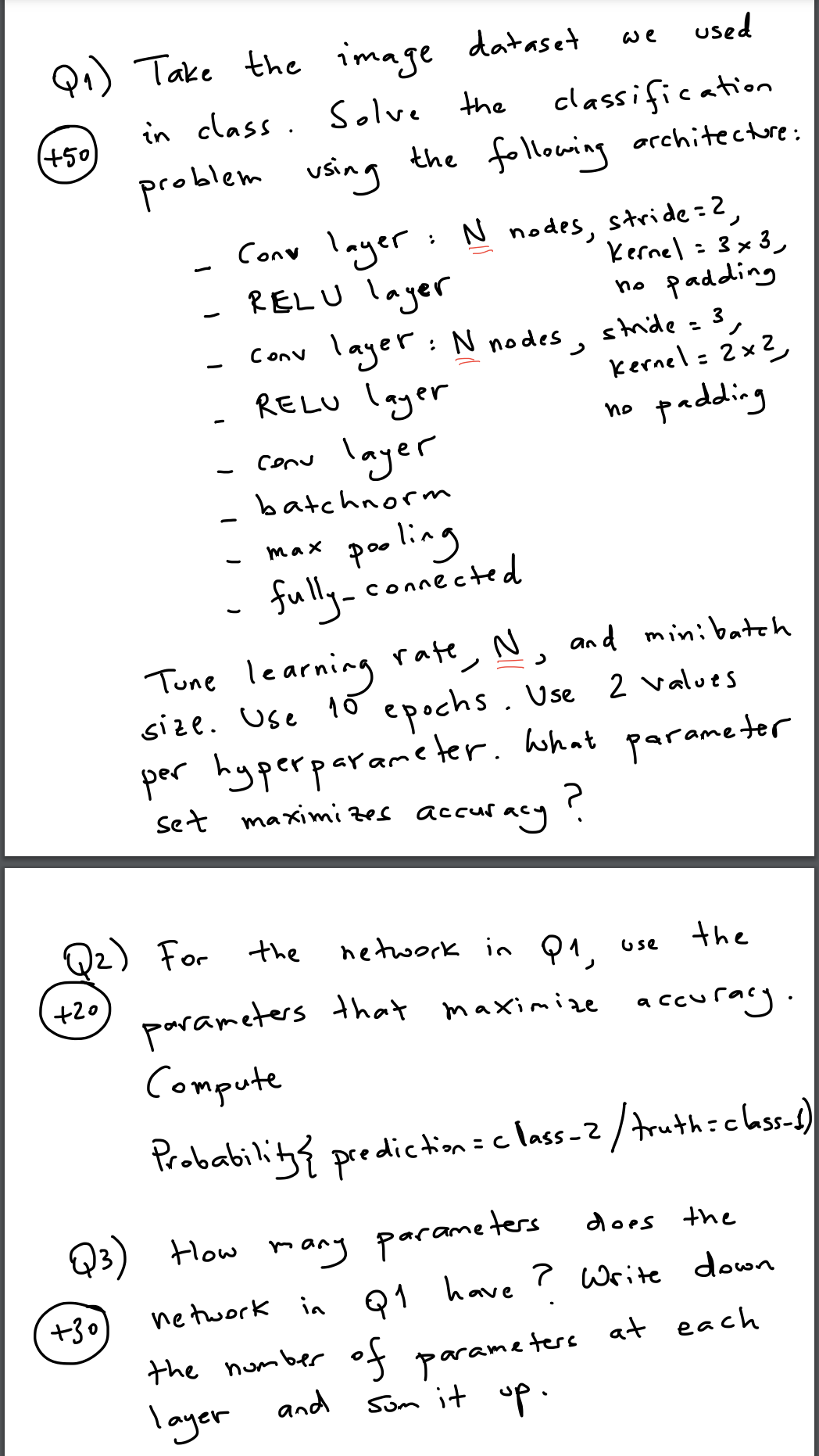 Solved Q1) ﻿Take the image dataset we used(+50) ﻿in class. | Chegg.com