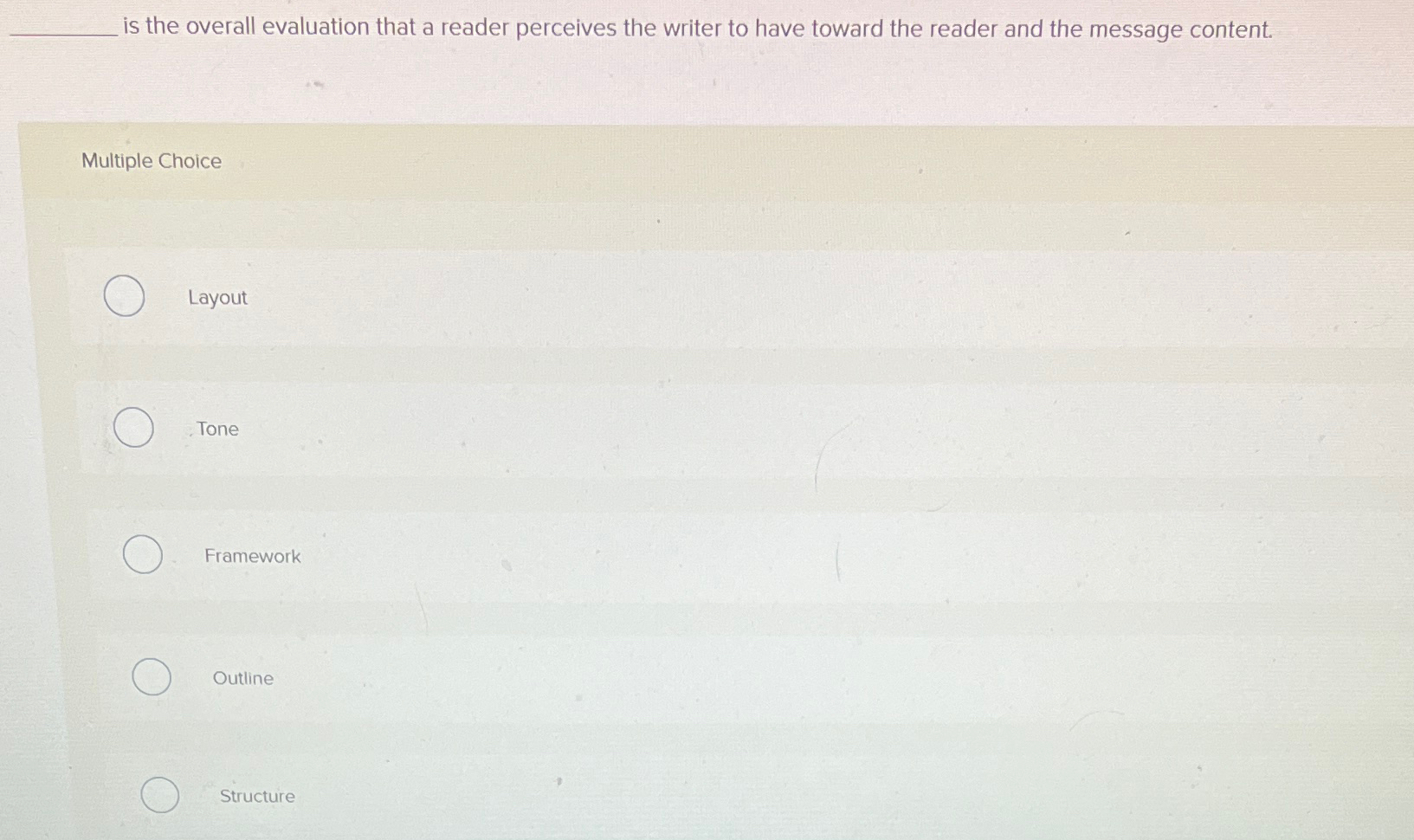 Solved is the overall evaluation that a reader perceives the | Chegg.com