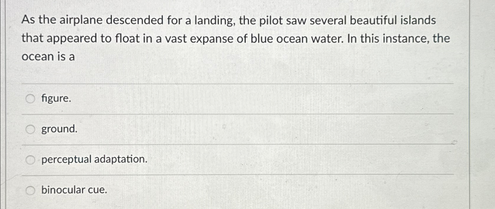 Solved As the airplane descended for a landing, the pilot | Chegg.com