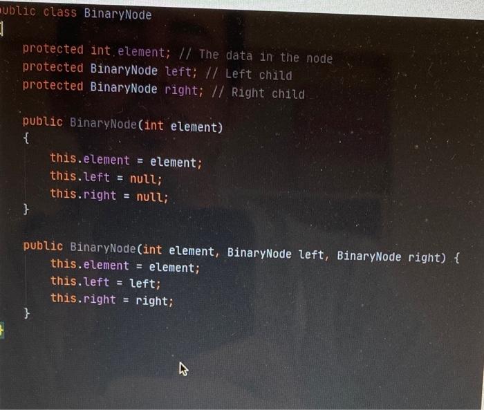 Solved Lab 2 Binary Search Trees Download Binarynodejava