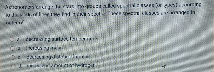 Solved Astronomers arrange the stars into groups called | Chegg.com