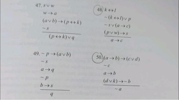 Solved Problems 33-38 are all valid arguments. Construct a | Chegg.com