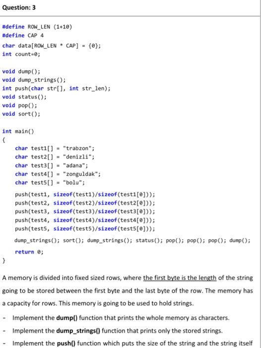 Solved Question: 3 A memory is divided into fixed sized | Chegg.com