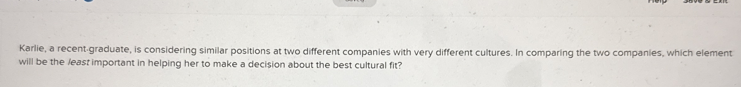 Solved Karlie, a recent.graduate, is considering similar | Chegg.com