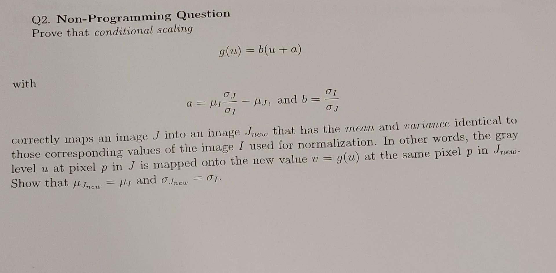 Solved Q2 Non Programming Question Prove That Conditional 3001