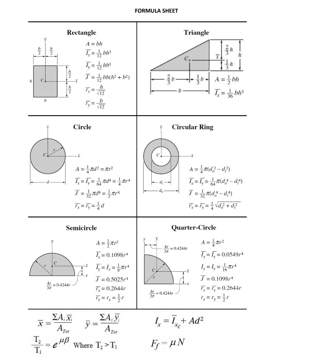 Solved 2. Calculate the moment of inertia of the cross | Chegg.com
