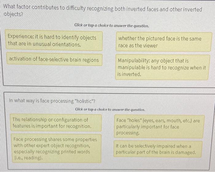 Solved What factor contributes to difficulty recognizing | Chegg.com