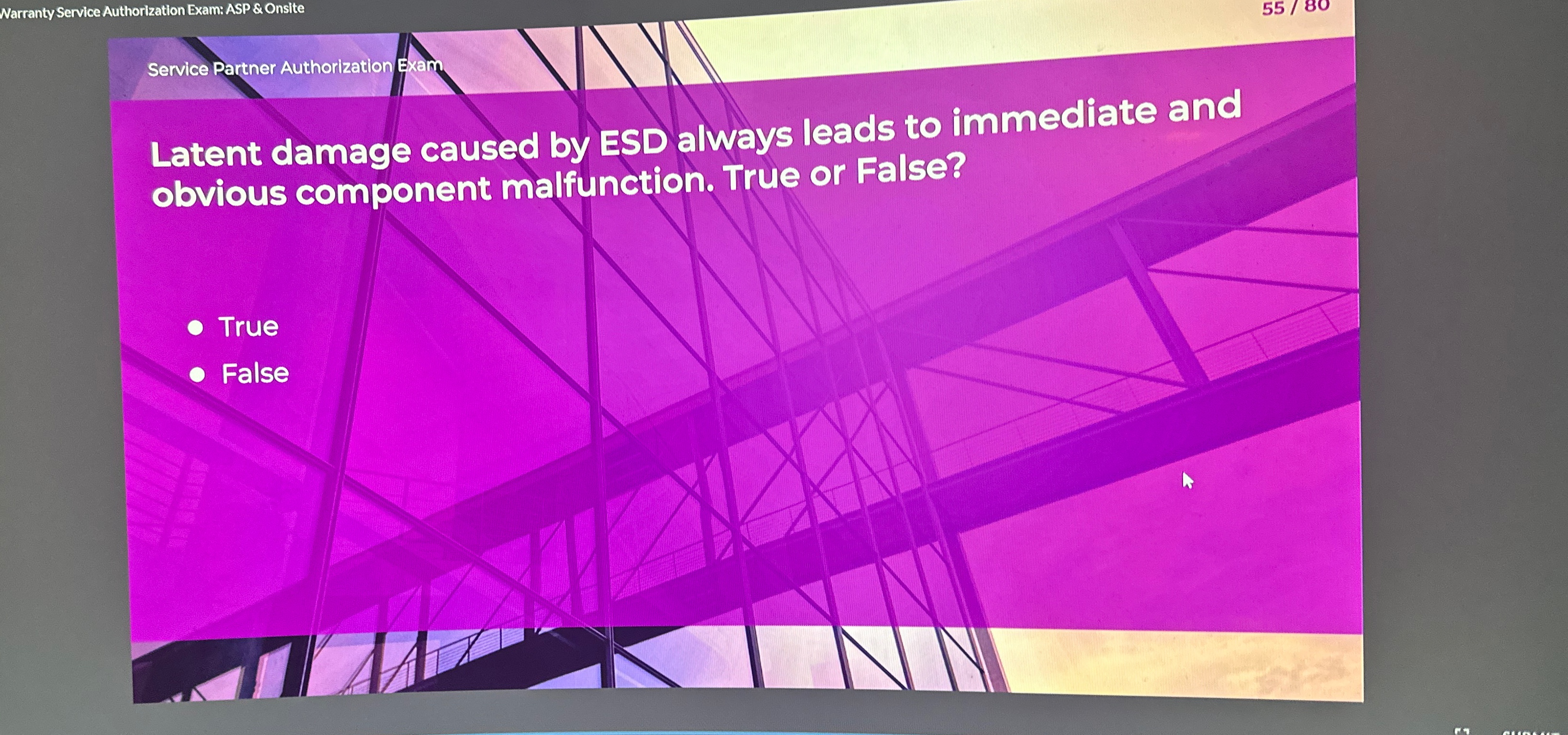 Solved Narranty Service Authorization Exam: ASP & | Chegg.com