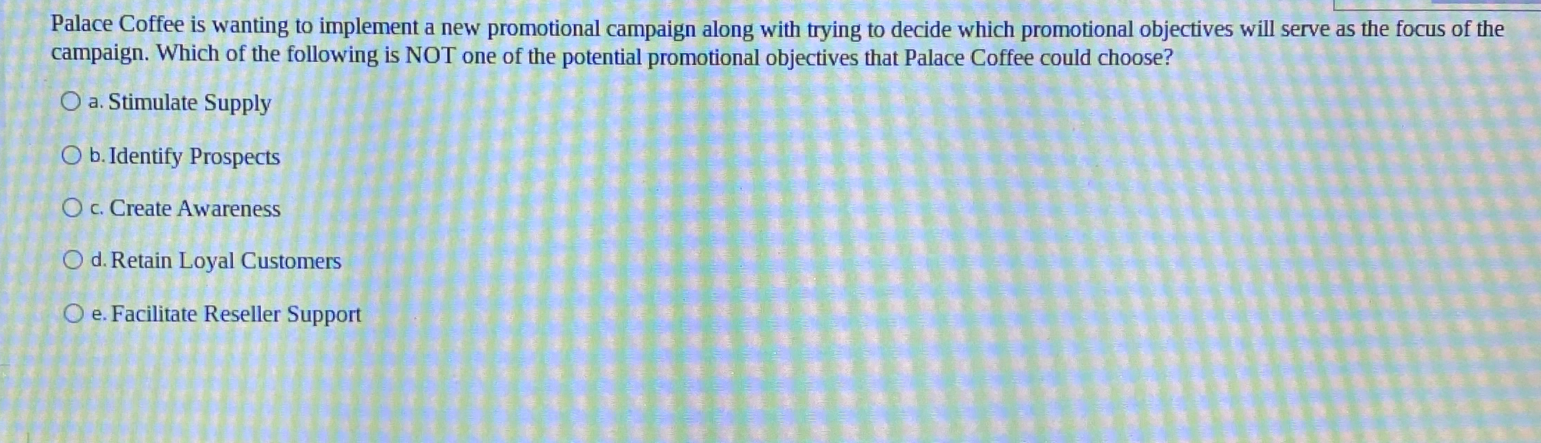 Solved Palace Coffee is wanting to implement a new | Chegg.com