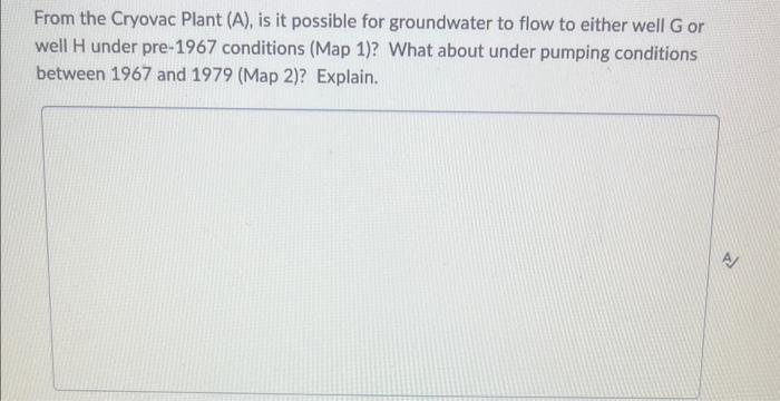 Contour the water table on the two maps. Use a | Chegg.com
