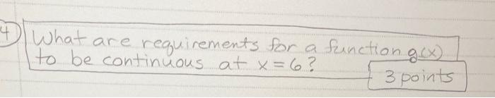 Solved What are requirements for a function a(x) to be | Chegg.com